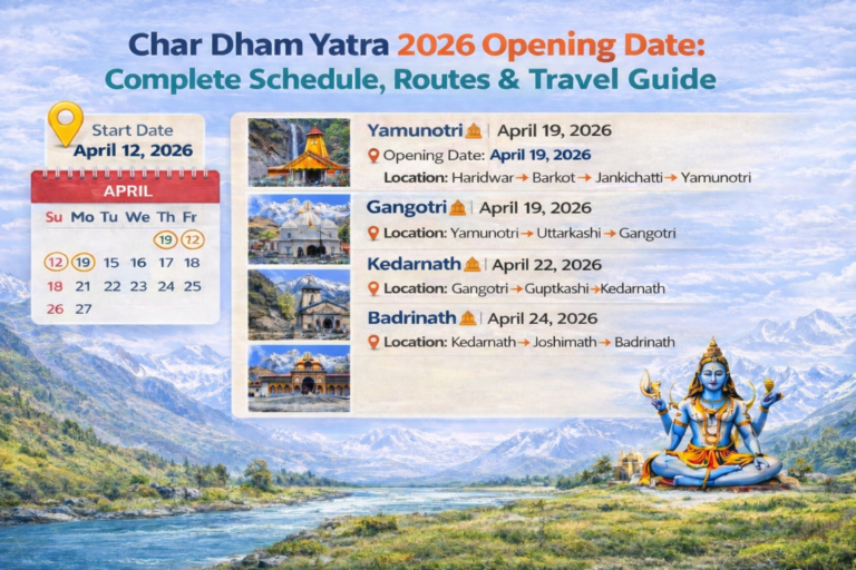 Char Dham Yatra 2026 Opening Date: Complete Schedule, Routes & Travel Guide